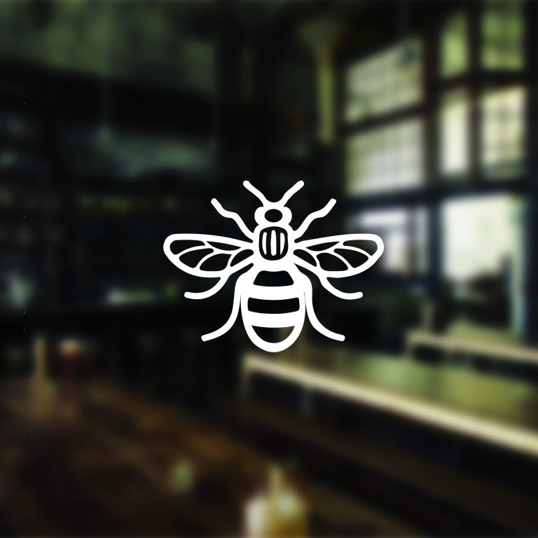 Manchester Bee Car Sticker - Free Manchester Bee Car Stickers