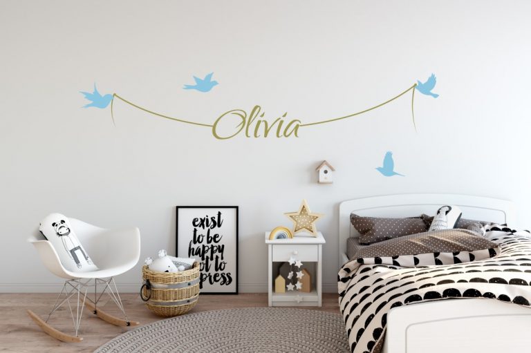 Name Wall Stickers - Personalised Name Wall Stickers for bedrooms ...