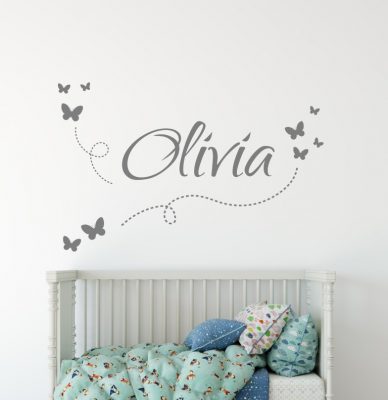 Personalised Name Wall Stickers - A beautiful kids name wall stickers ...