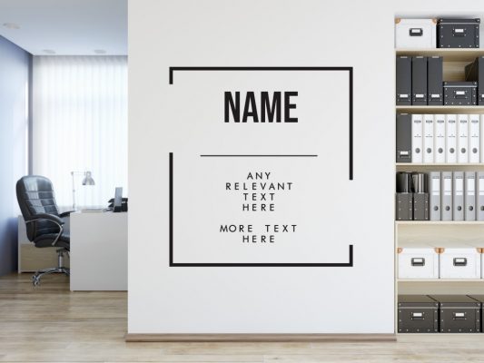 Glass Door Sticker - Design a Sign - Lots of designs to choose from v58 ...