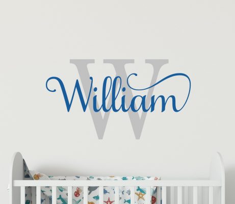 Wall Stickers for Boys Name Wall Stickers Wall Decor Boys Name Sticker ...