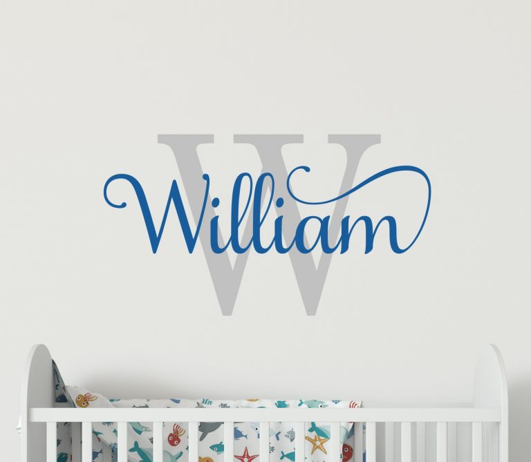Wall Stickers for Boys Name Wall Stickers Wall Decor Boys Name Sticker ...
