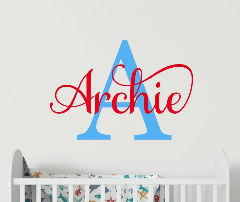 Wall Stickers for Boys Name Wall Stickers Wall Decor Boys Name Sticker ...