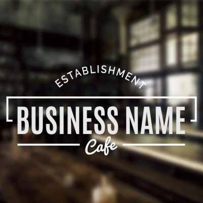 Window Decals - Design a Sign - Lots of designs to choose from v21 ...