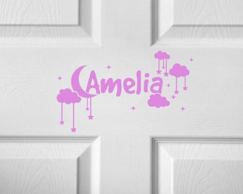 Childrens Door Sticker- Personalised Door Sticker - Childrens Room ...