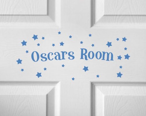 Childrens Door Sticker- Personalised Door Sticker - Childrens Room ...