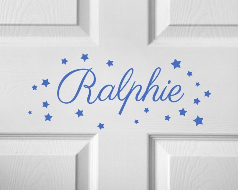 Childrens Door Sticker- Personalised Door Sticker - Childrens Room ...