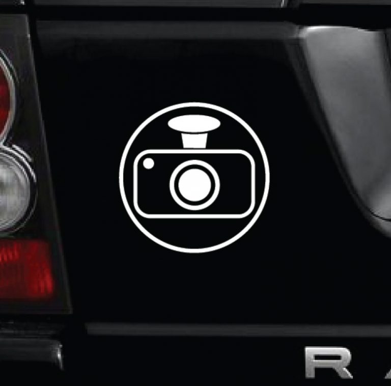 Pack of 4 Dash Cam Sticker, Warning Dash Cam, CCTV Stickers, van camera ...