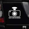 Stylish Dash Cam Sticker, Warning Dash Cam, CCTV Stickers, van camera ...