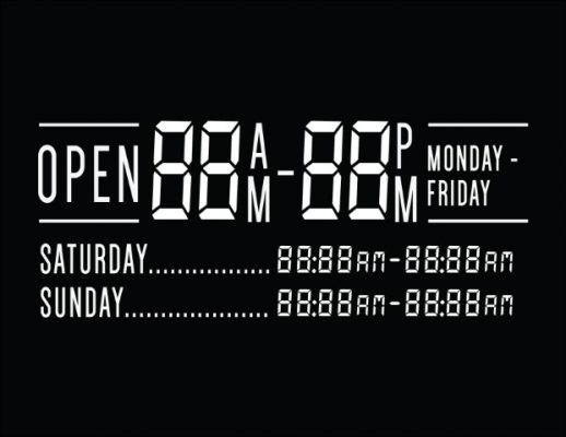 Printable Opening Hours Sign - Hours of Operation Printable Instant ...